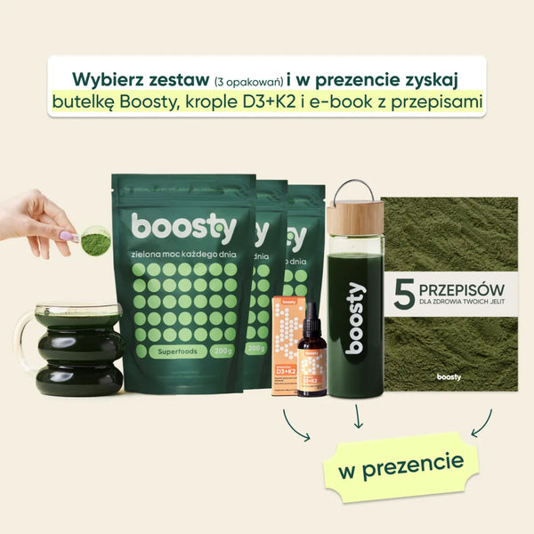 Boosty – Suplement Diety z 9 Superfoods na Trawienie i Jelita - Boosty ...